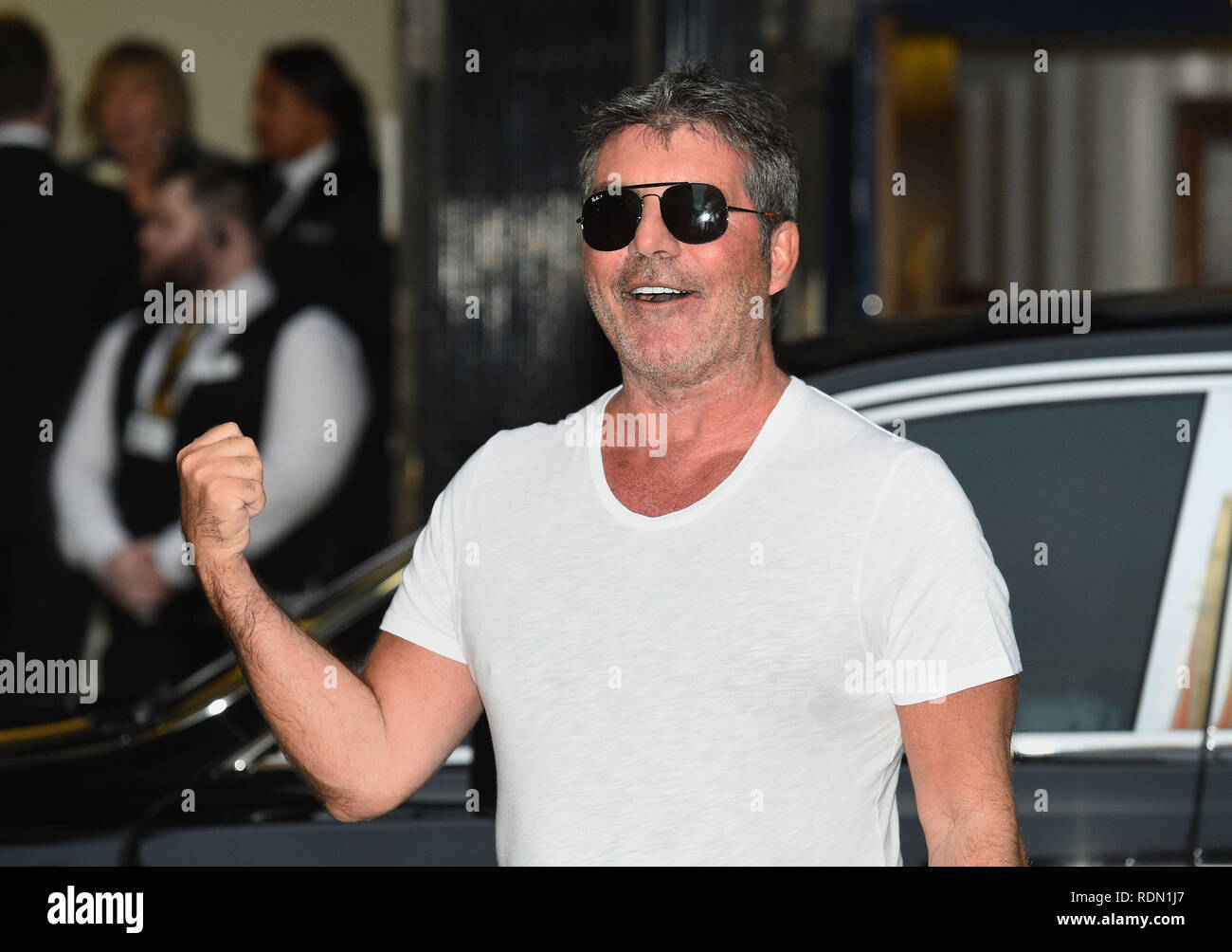 Simon Cowell arrives at Britain's Got Talent auditions at the London ...