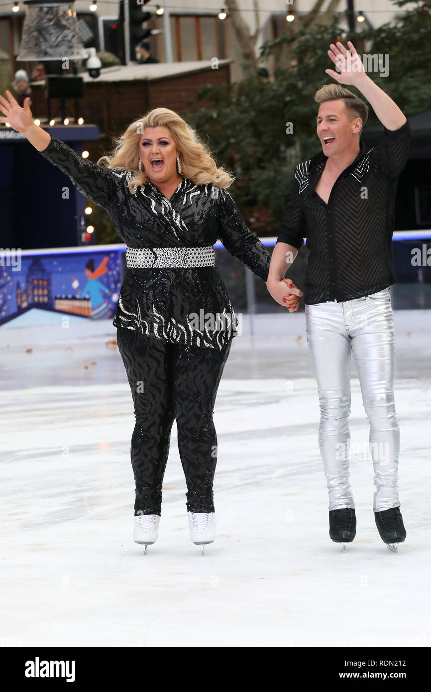 Dancing on Ice photocall held at the Natural History Museum ice rink ...