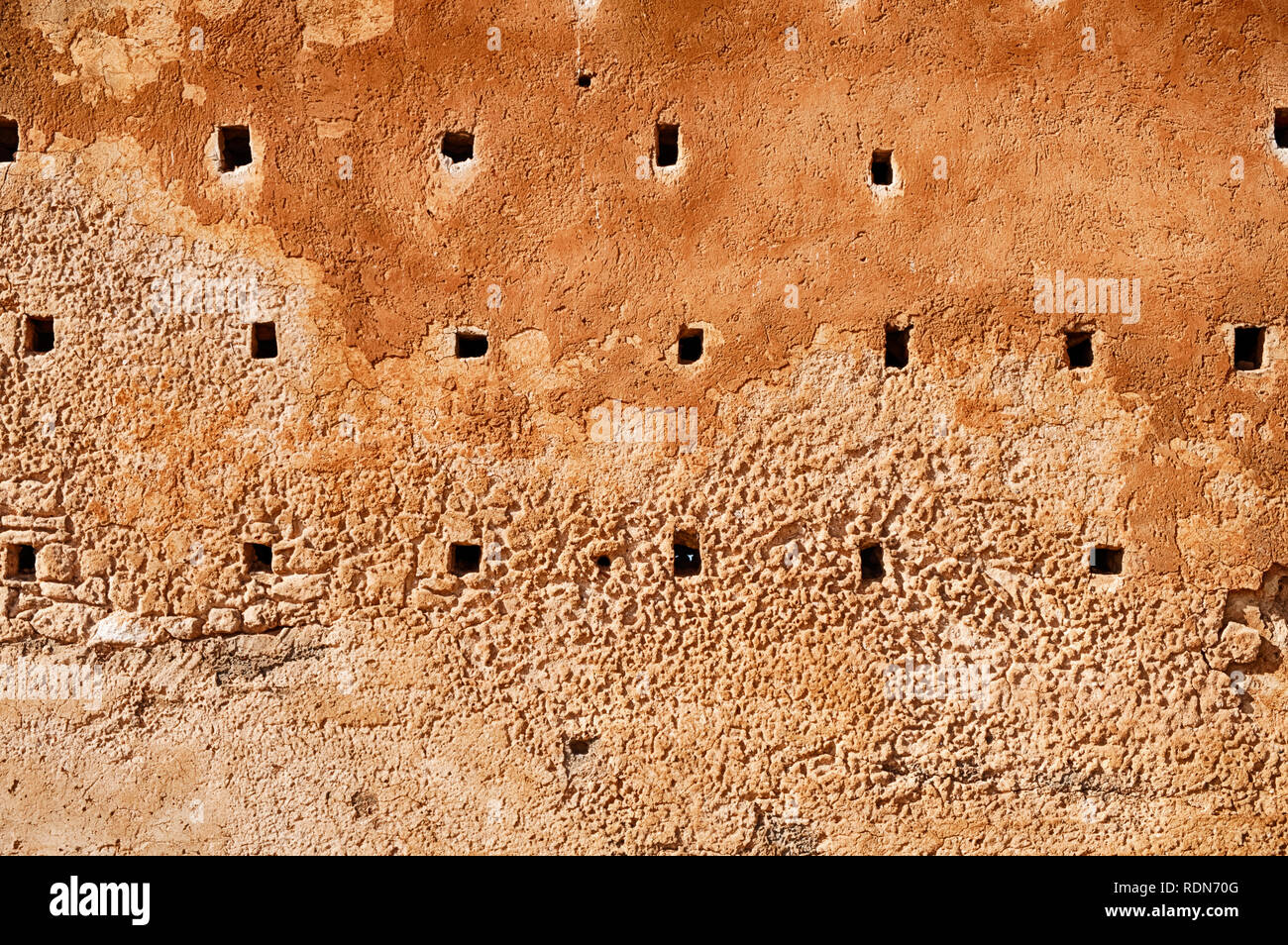 The exterior surrounding wall of the unfinished mosque known as the ...