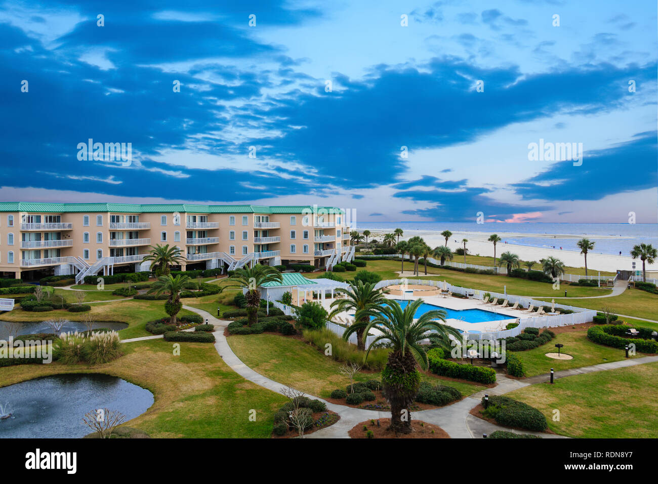 Florida seaside complex hi-res stock photography and images - Alamy