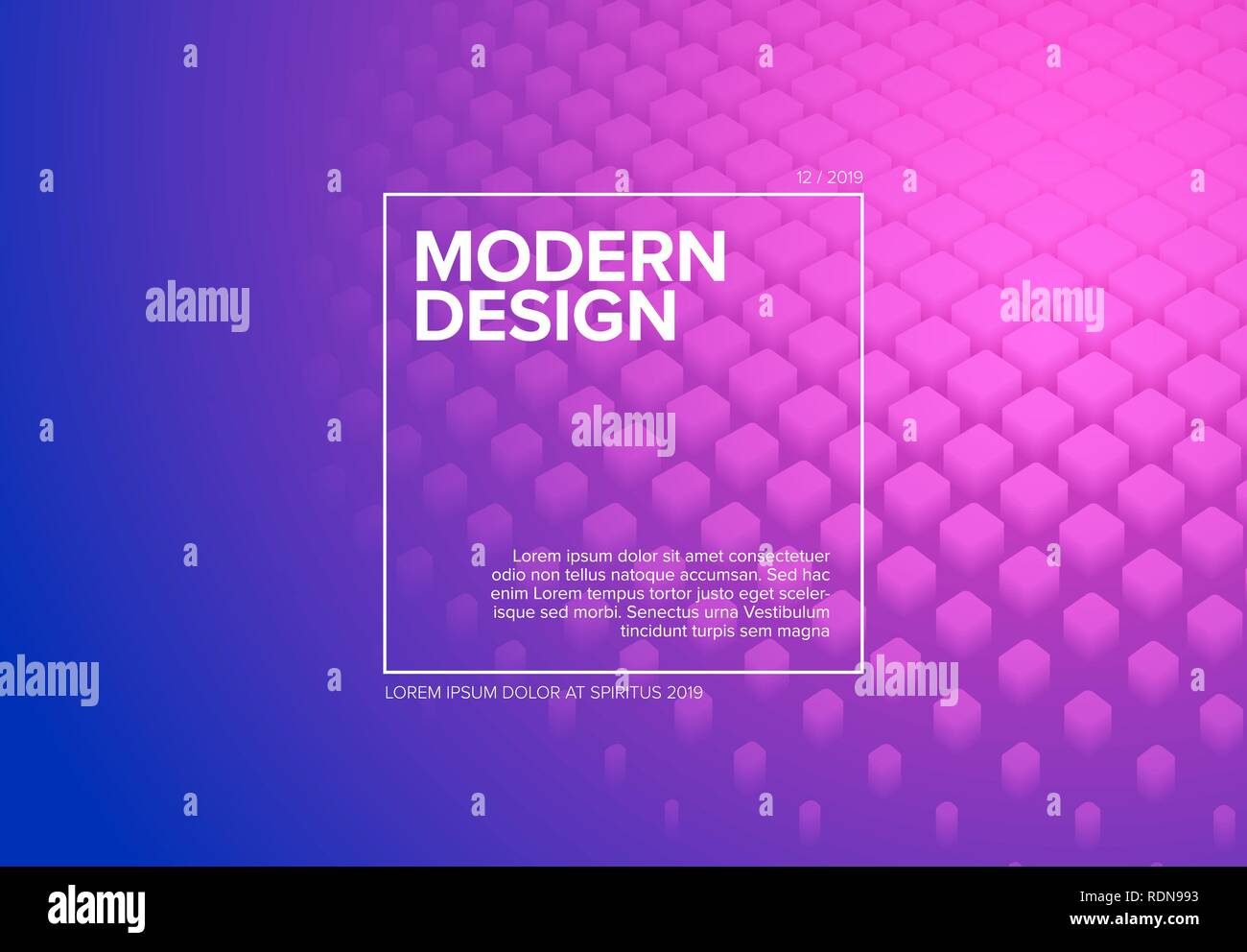 Vector abstract cover header template with sample text and abstract ...