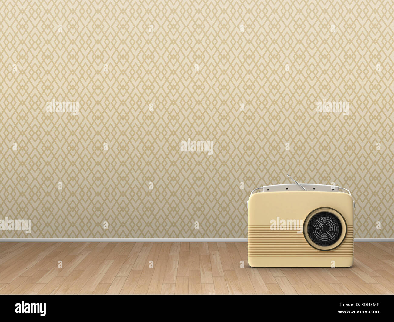 70s wallpaper living room hi-res stock photography and images - Alamy