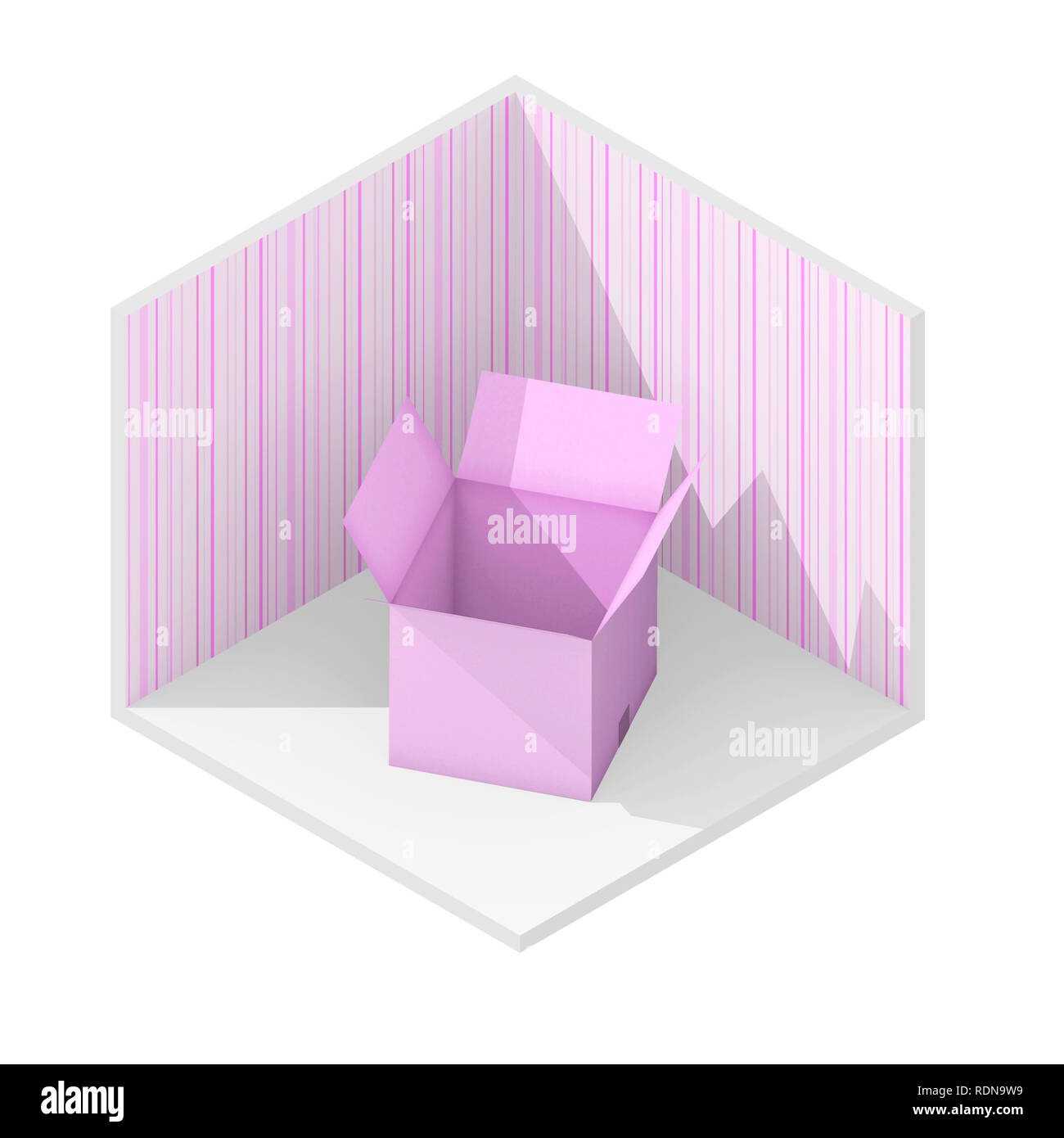 Pink in architecture Cut Out Stock Images & Pictures - Alamy