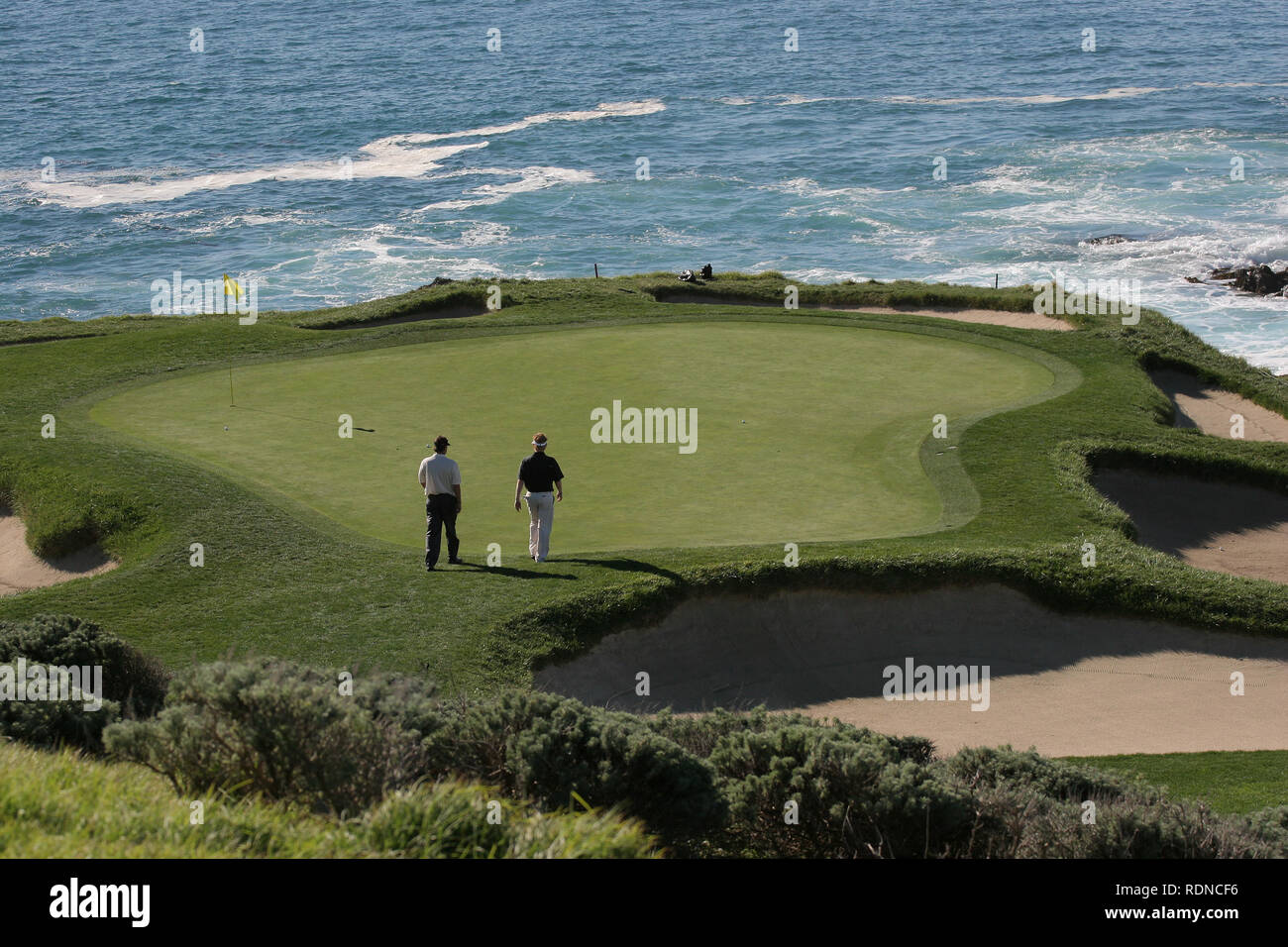 pebble beach golf course, california Stock Photo - Alamy