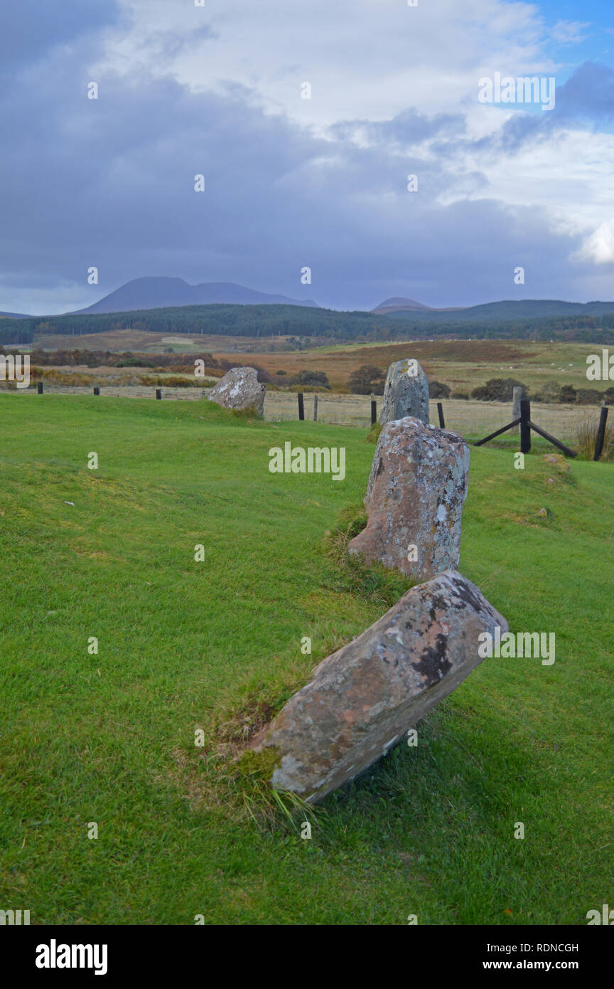 Stone circle moss farm arran hi-res stock photography and images - Alamy