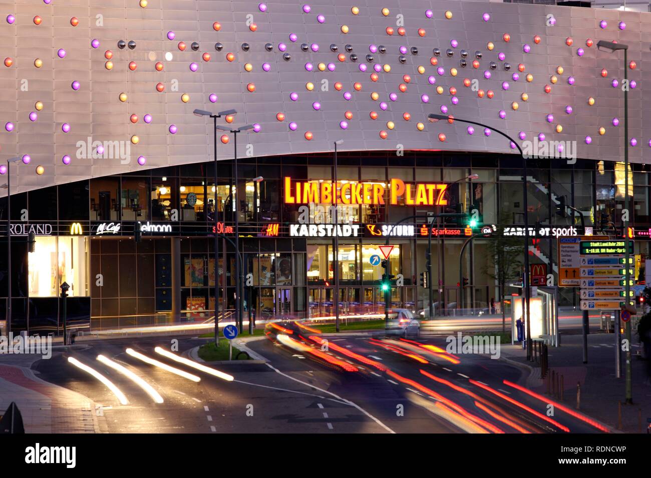 Limbecker Platz shopping center, completed in 2009, Essen city centre ...