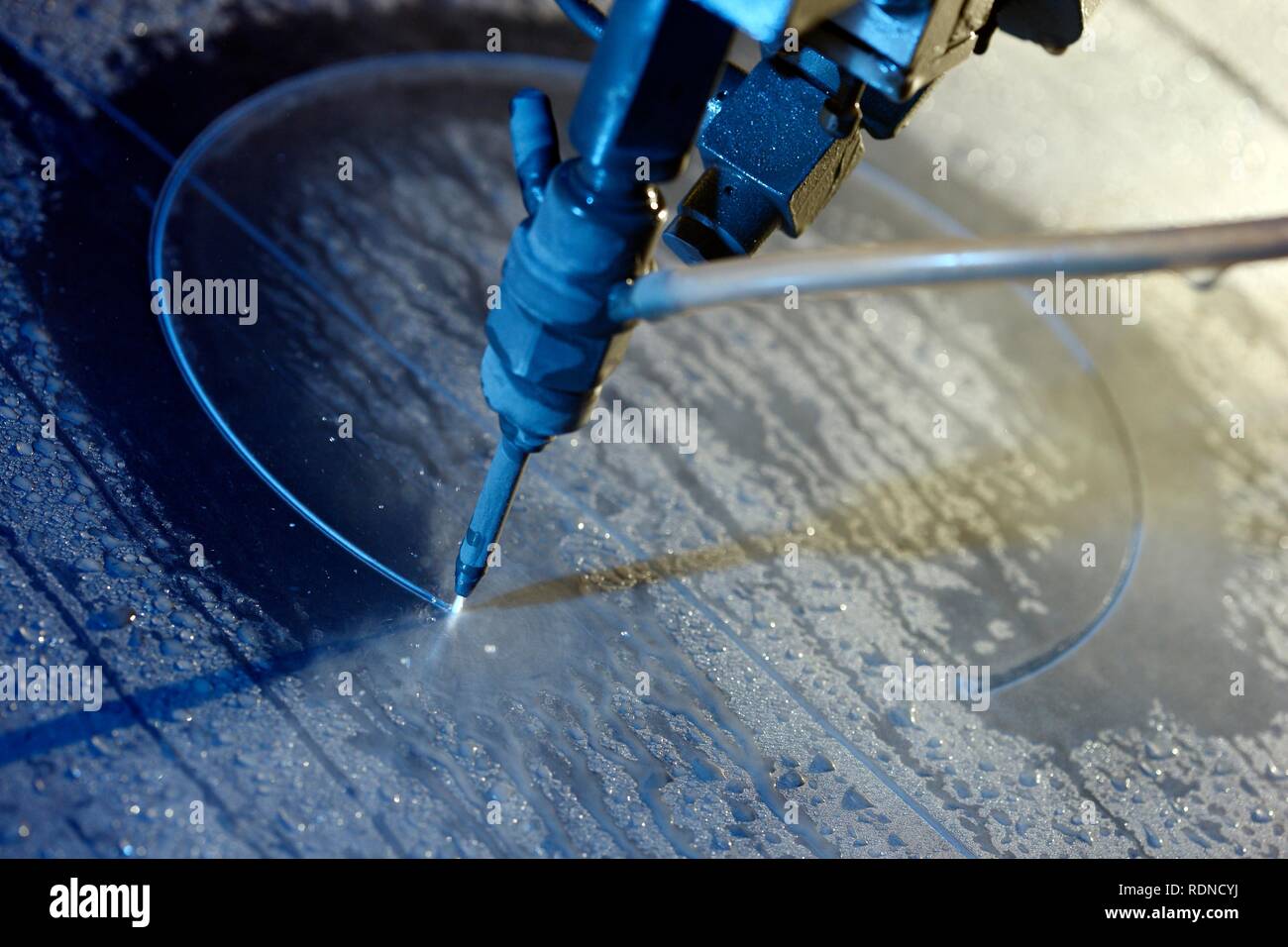 Water jet technology, precise technology for cutting metal with a high ...