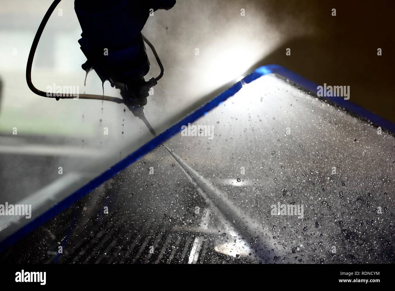 Water jet technology, precise technology for cutting metal with a high ...