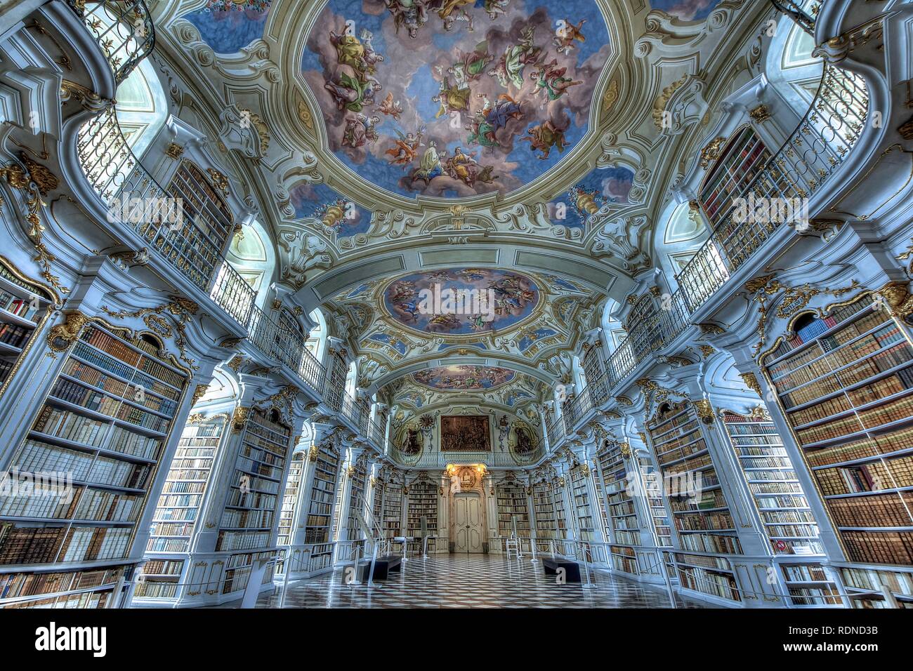 Admont abbey library ceiling hi-res stock photography and images - Alamy