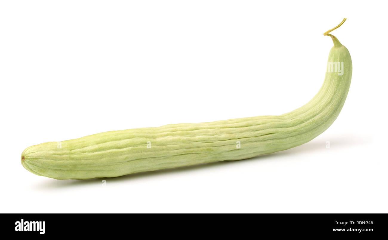 Snake melon isolated on white Stock Photo - Alamy