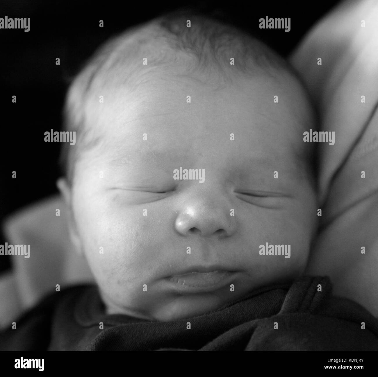 Newborn Black and White Stock Photos & Images - Alamy