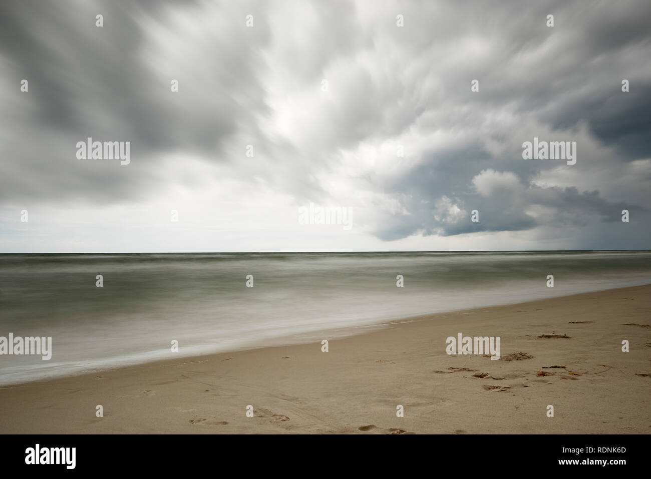 Sand sandy sea clouds dramatic weather hi-res stock photography and ...