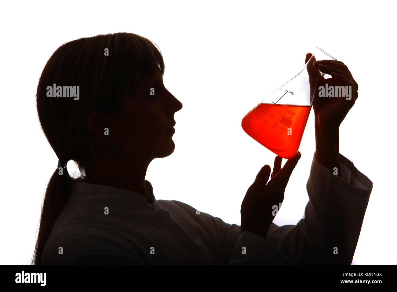 Chemistry laboratory, lab technician at work Stock Photo - Alamy