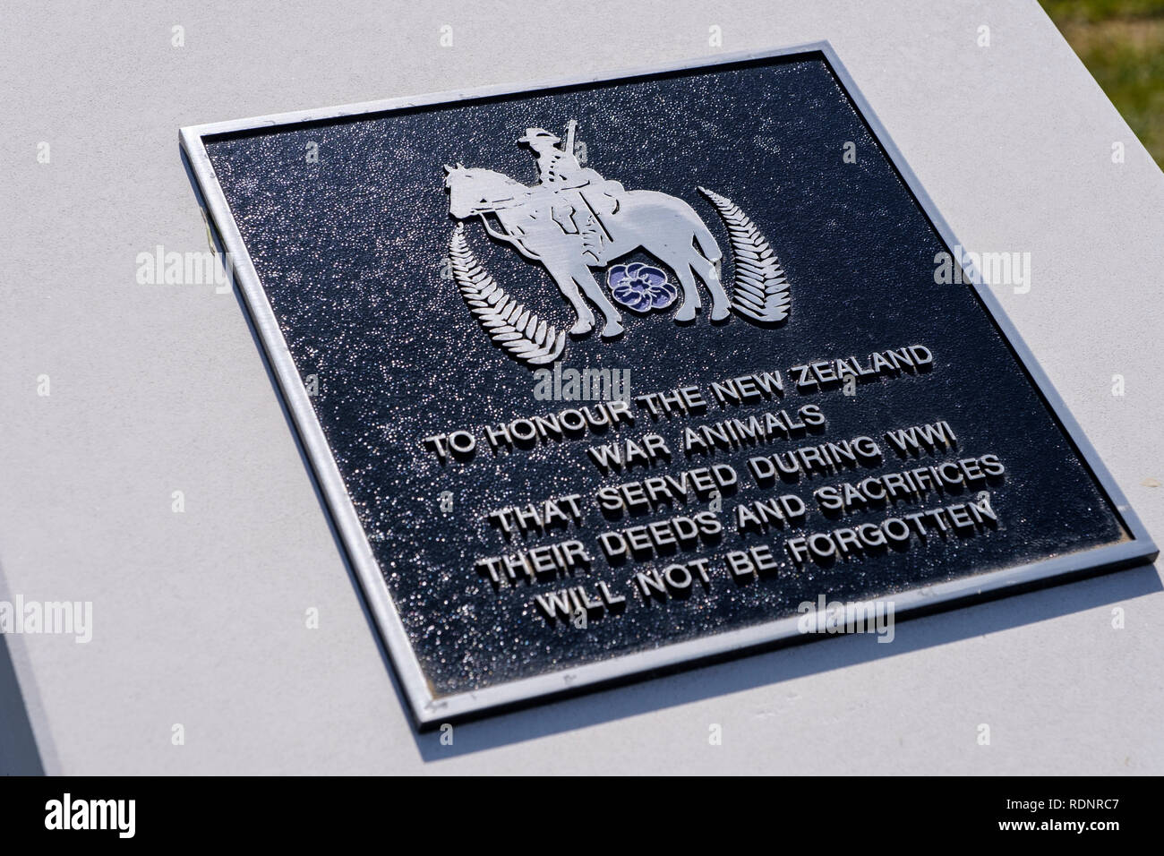The World War 1 Animal War Memorial, Pozieres, France Stock Photo - Alamy