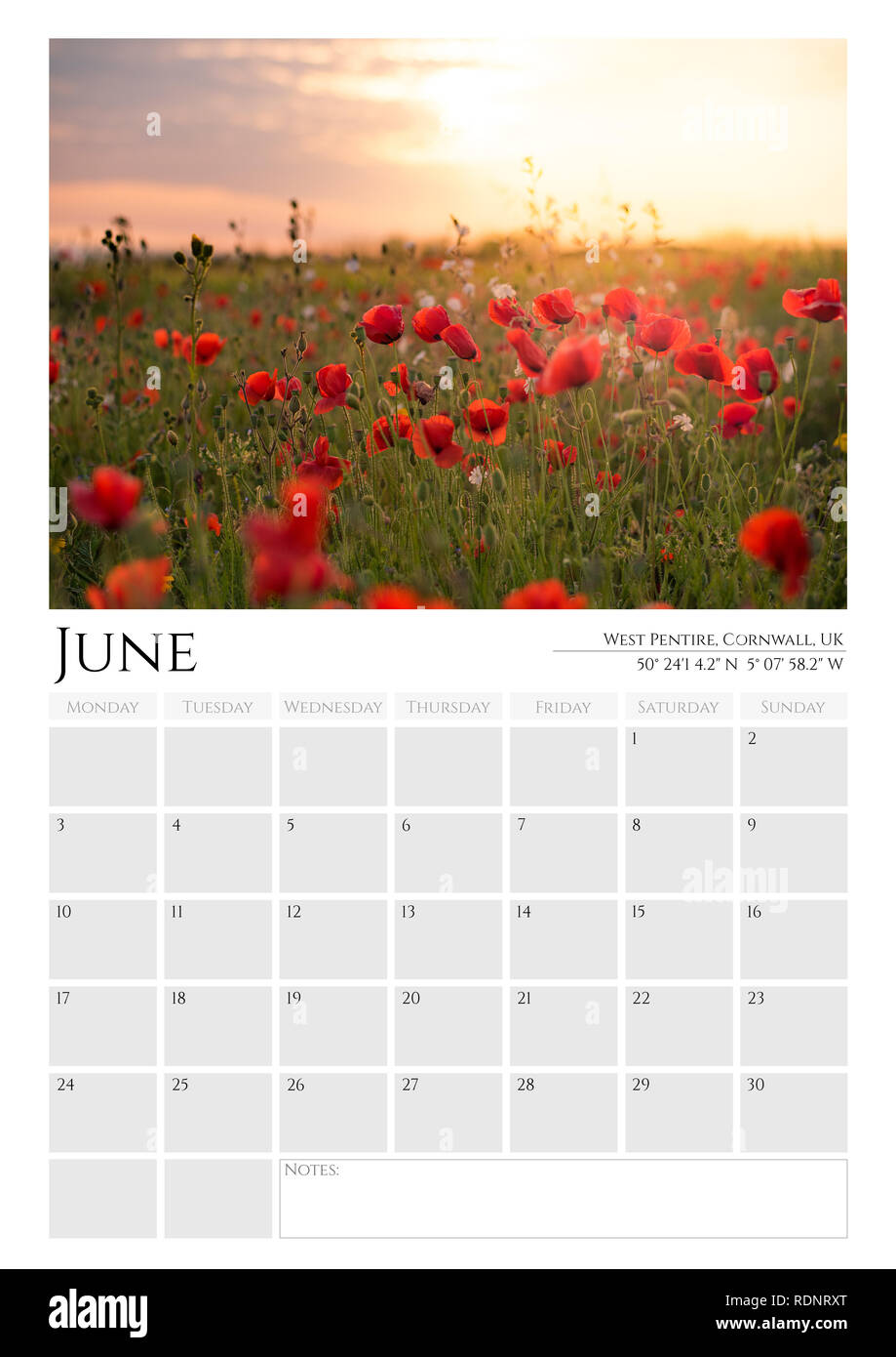 Printable calendar hi-res stock photography and images - Alamy
