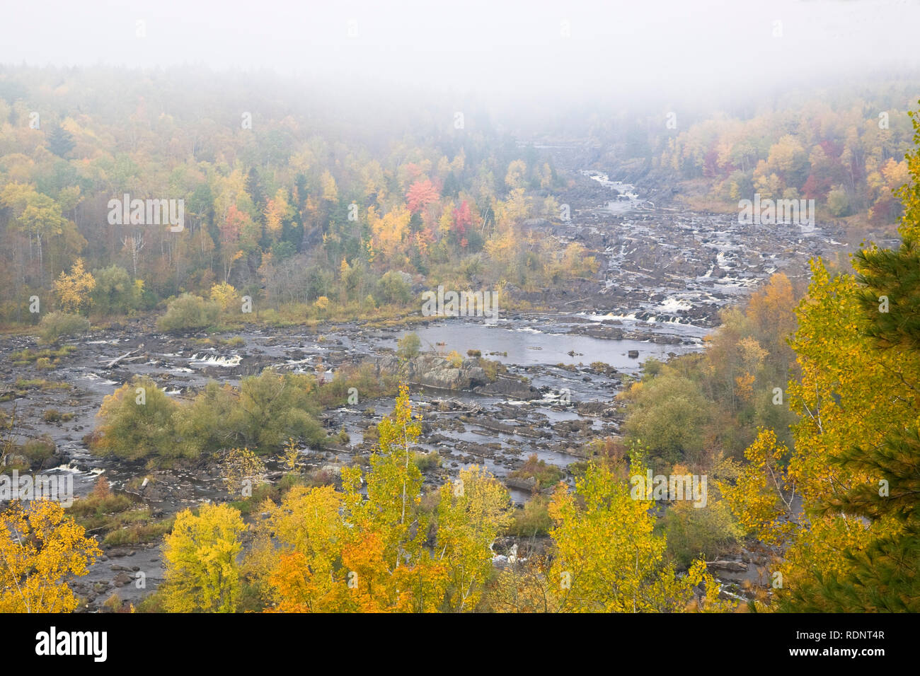 St Louis River Fall Colors Stock Photo - Alamy