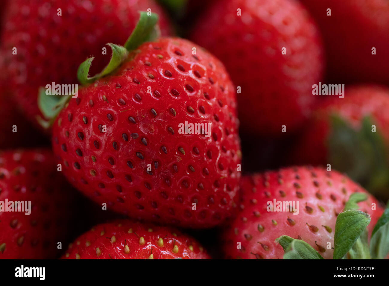Strawberry details hi-res stock photography and images - Alamy