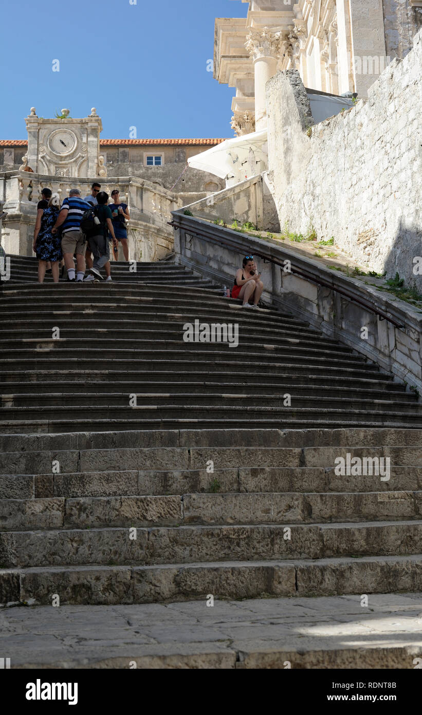 The jesuit stairs dubrovnik hi-res stock photography and images - Alamy