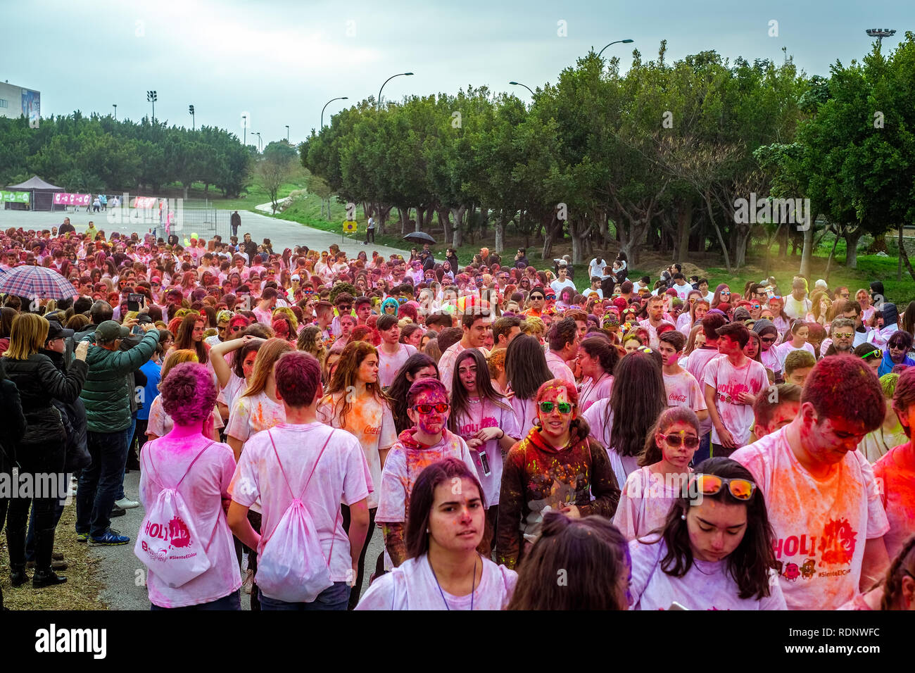 Colourful Holi Festival Stock Photo - Alamy