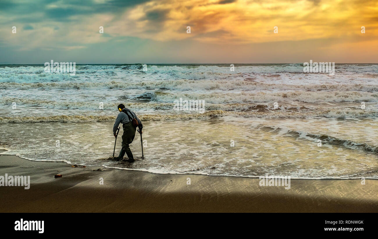 In searching of a great treasure Stock Photo - Alamy