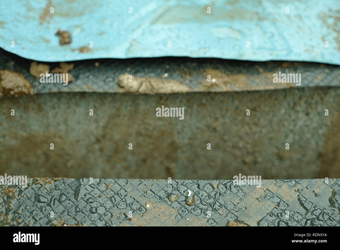 DPC damp proof course and Radon barrier sheet on new construction ...