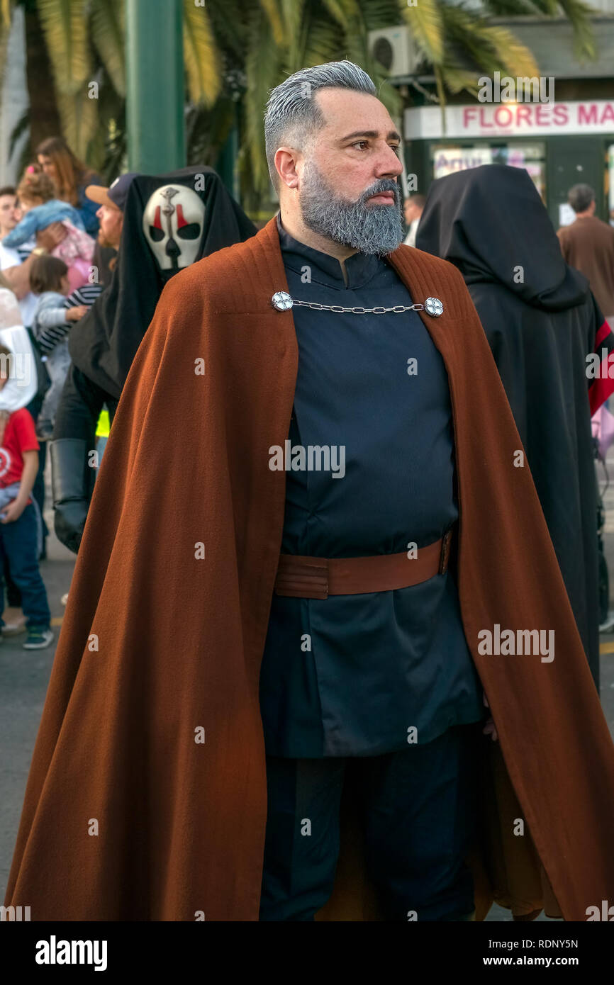 Malaga, Spain - May 05, 2018. Members of the 501st Legion Spanish ...