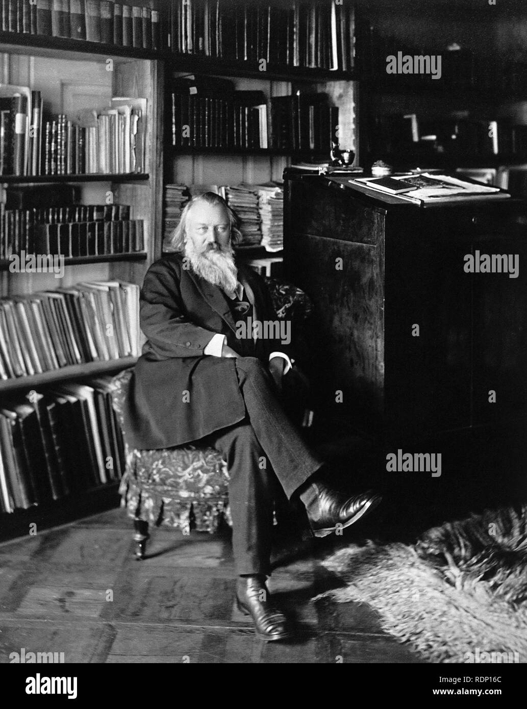 Johannes brahms Black and White Stock Photos & Images - Alamy