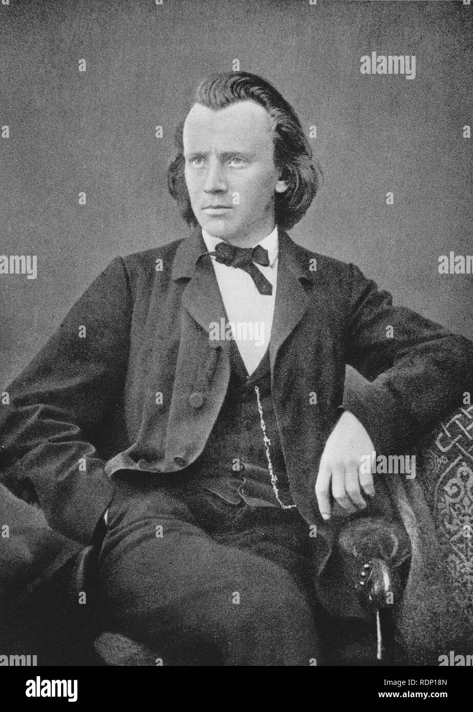 19th century brahms portrait hi-res stock photography and images - Alamy