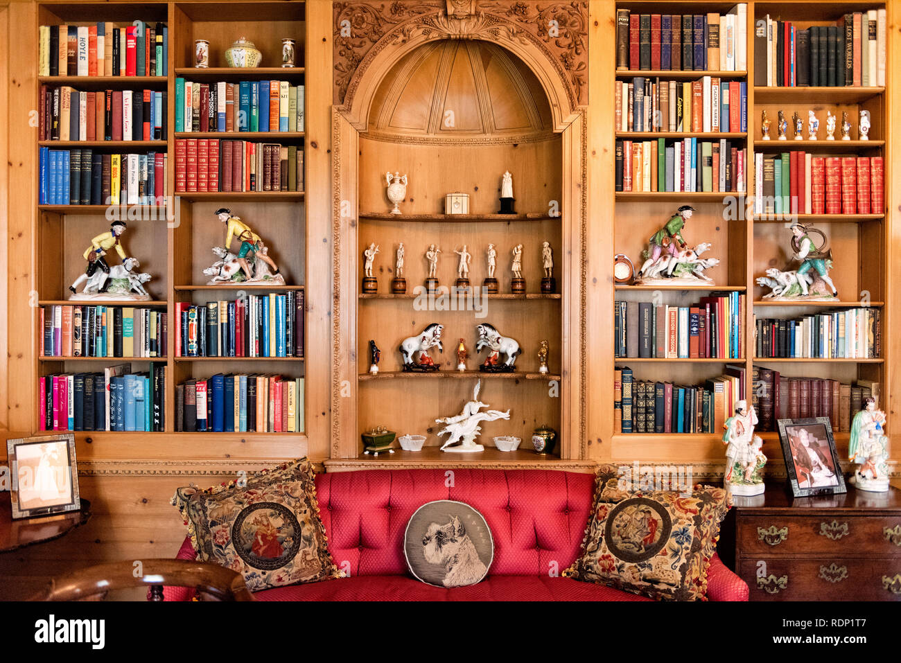 WASHINGTON, DC - The Second Floor Library at Hillwood Estate. Hillwood ...