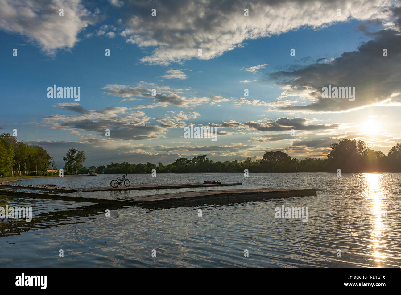 Rowing Channel, Plovdiv city, Bulgaria Stock Photo - Alamy