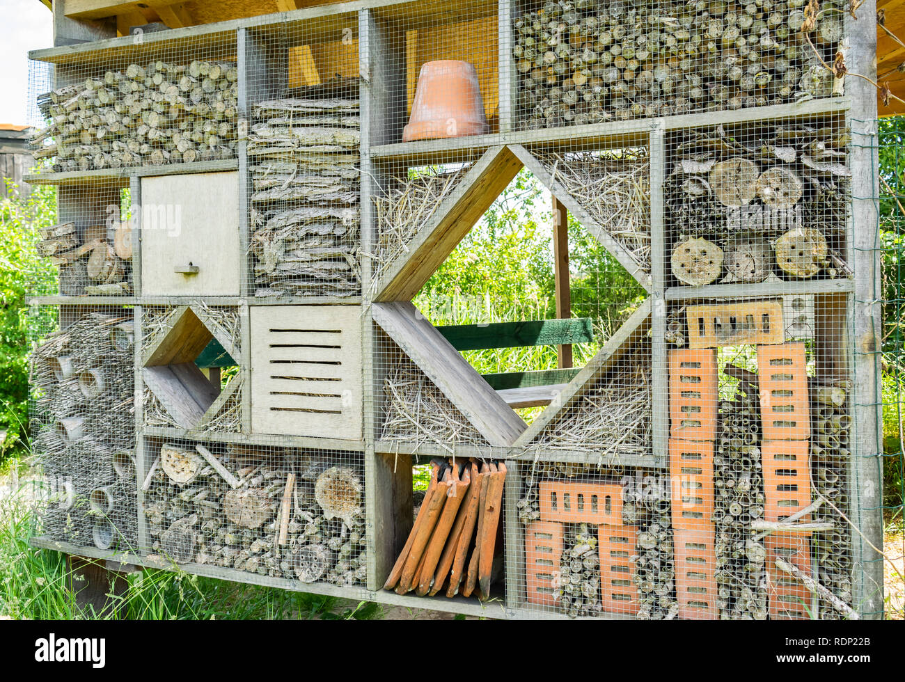Wooden house for insect hi-res stock photography and images - Alamy
