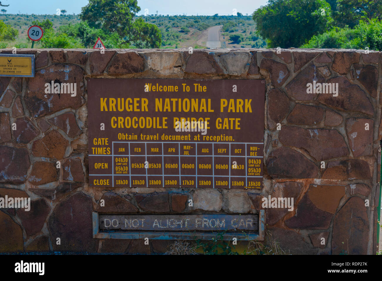 Kruger entrance hi-res stock photography and images - Alamy