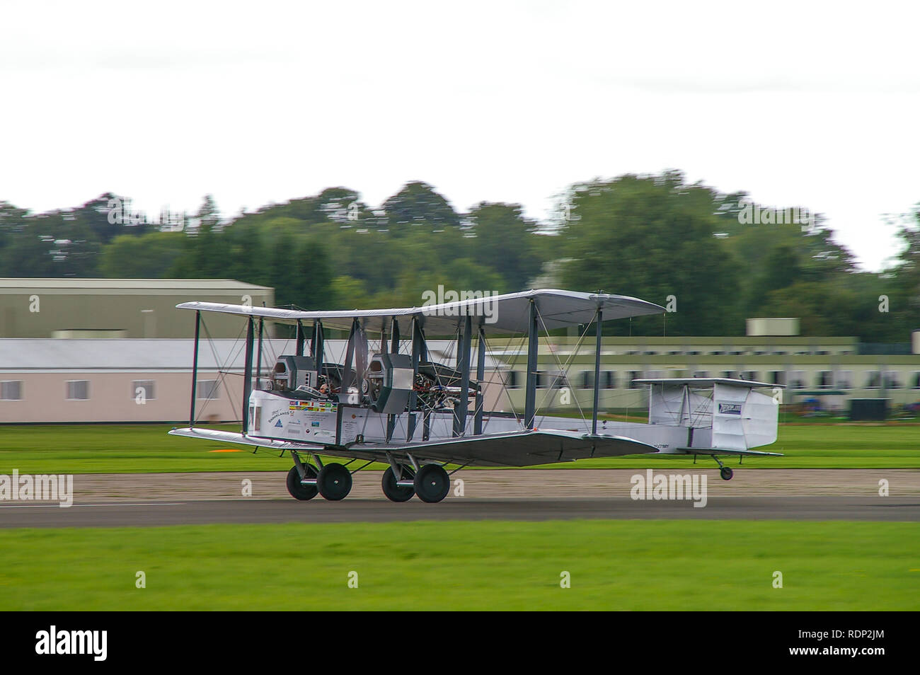 Vickers Vimy British heavy bomber aircraft plane, biplane of First ...