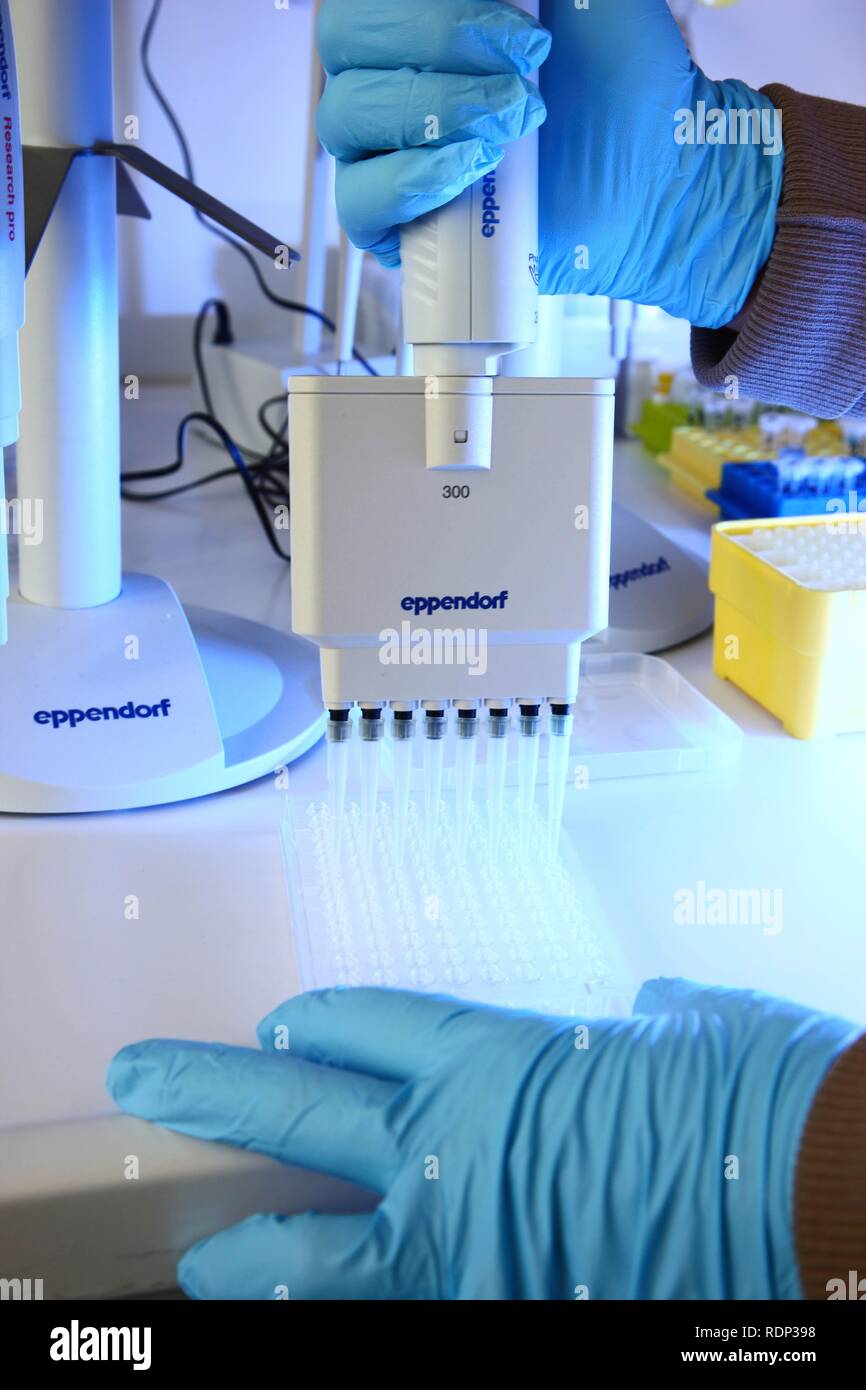 Multichannel pipette hi-res stock photography and images - Alamy