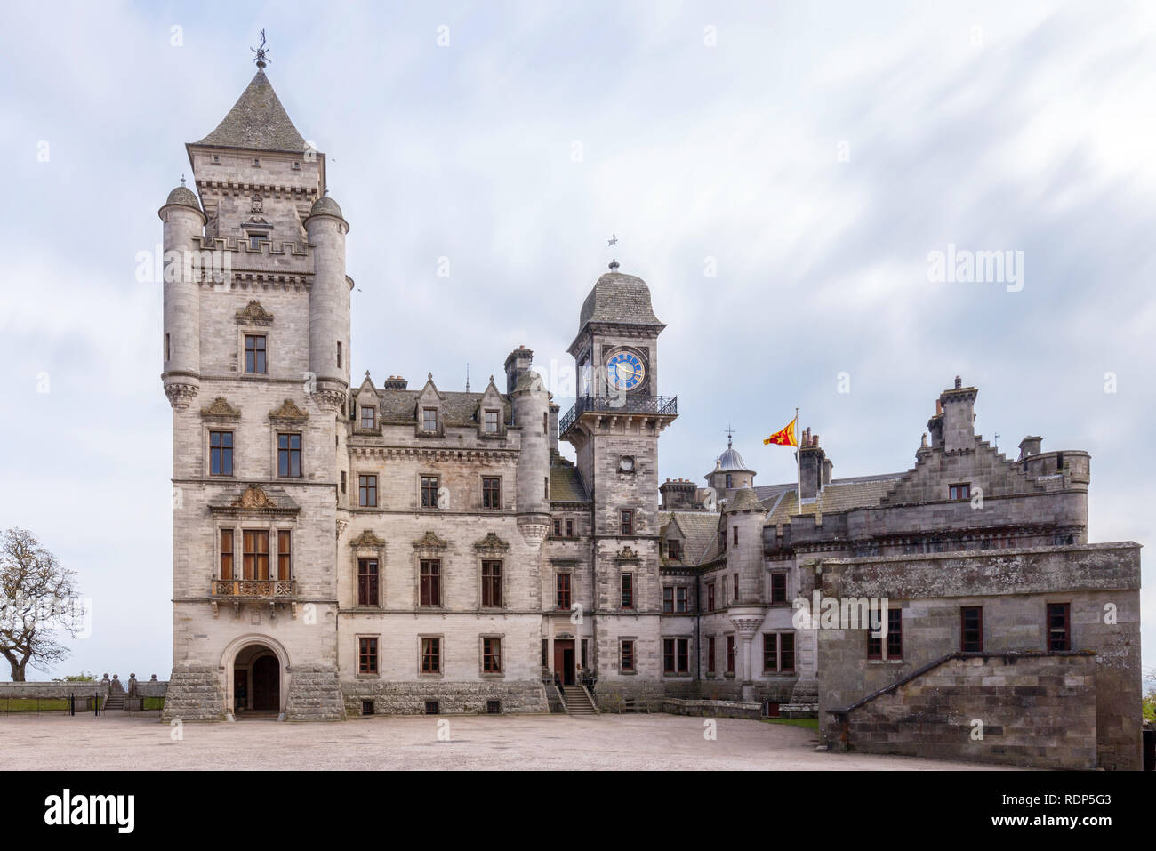 Facade of Old Dunrobin castle, Sutherland, Scotland, UK Stock Photo - Alamy