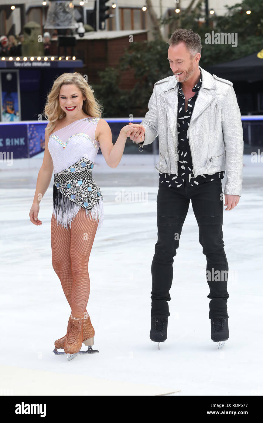 Dancing on Ice photocall held at the Natural History Museum ice rink ...