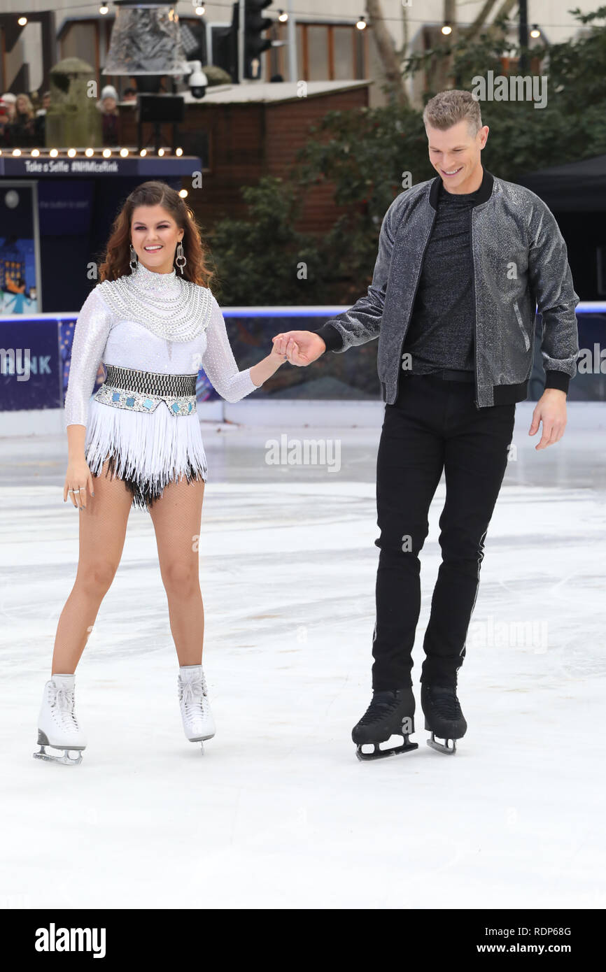 Dancing on Ice photocall held at the Natural History Museum ice rink ...