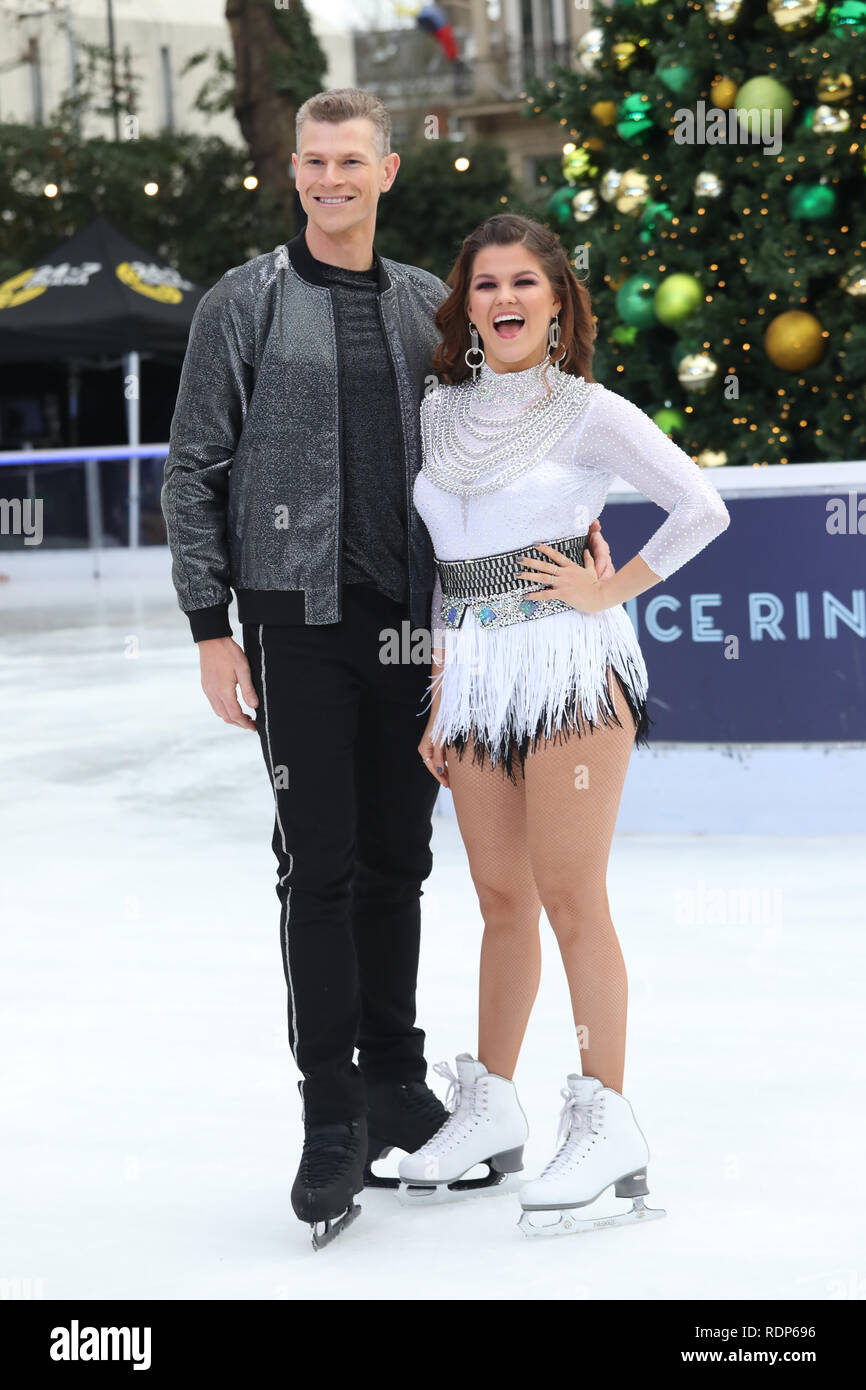 Dancing on Ice photocall held at the Natural History Museum ice rink ...