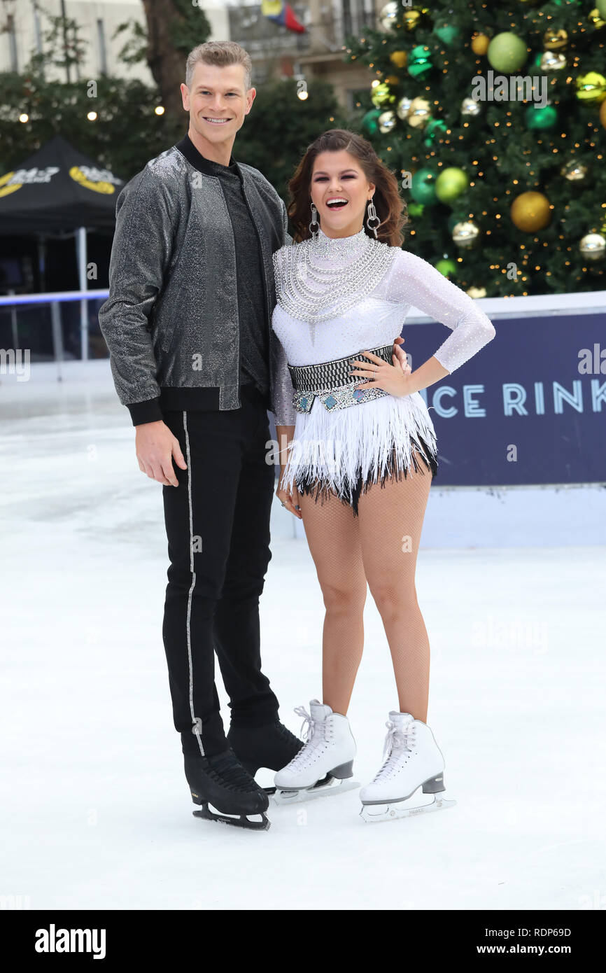 Dancing on Ice photocall held at the Natural History Museum ice rink ...