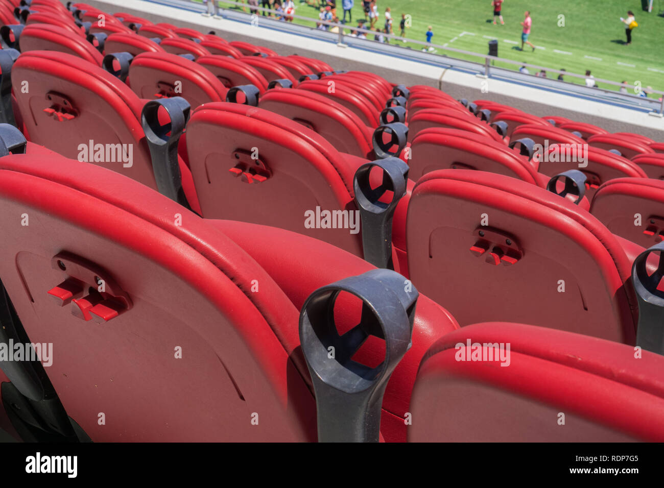 Football stadium seating hi-res stock photography and images - Alamy