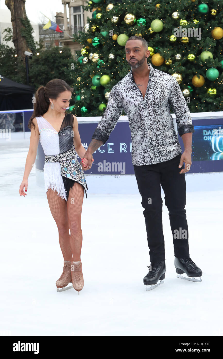 Dancing on Ice photocall held at the Natural History Museum ice rink ...