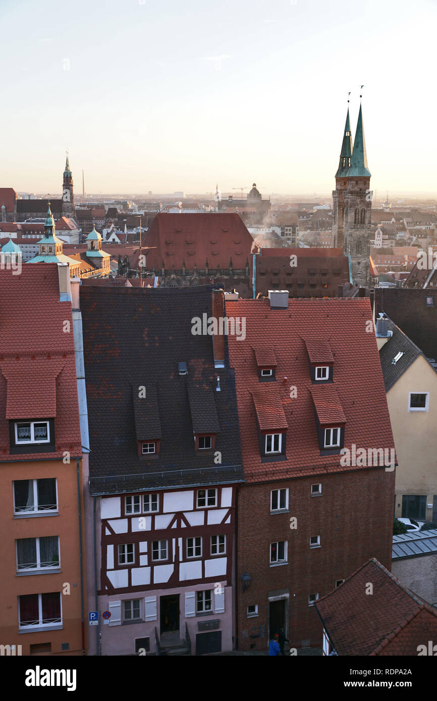 Nuremberg panorama hi-res stock photography and images - Alamy