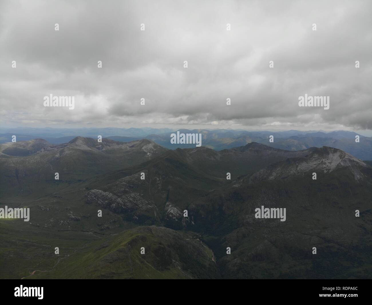 View from Ben Nevis, Scotland Stock Photo - Alamy