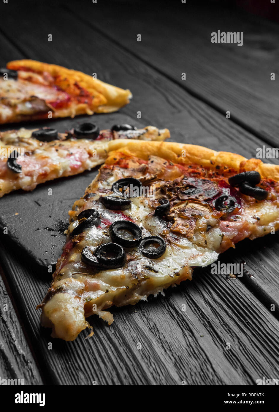 Pizza Slice Top View High Resolution Stock Photography and Images - Alamy
