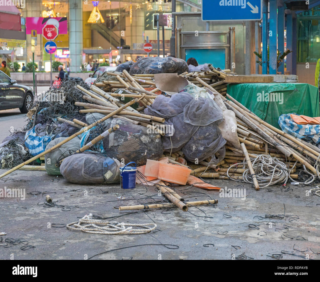Construction site debris pile waste hi-res stock photography and images ...