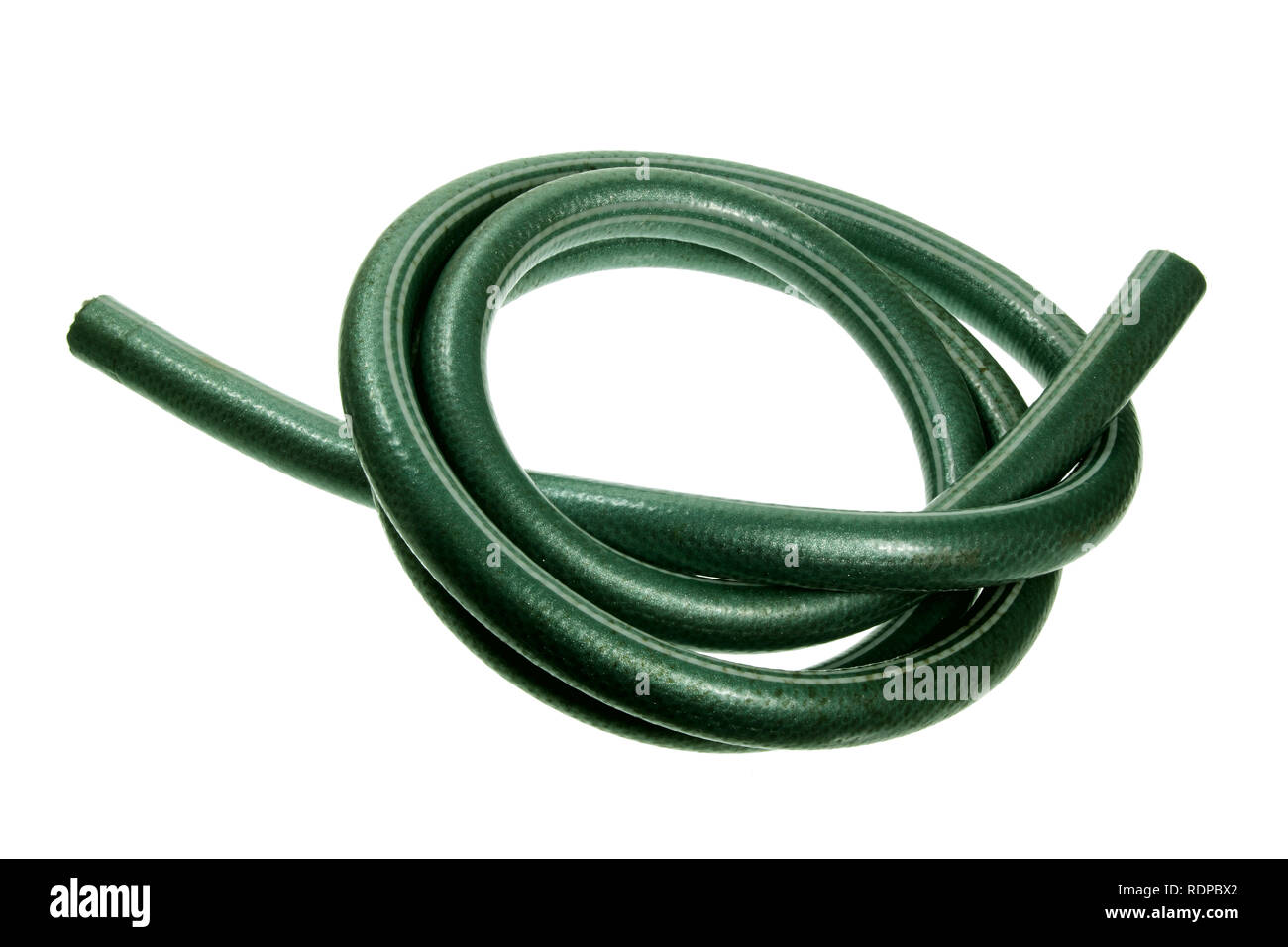 Garden Hose on White Background Stock Photo - Alamy