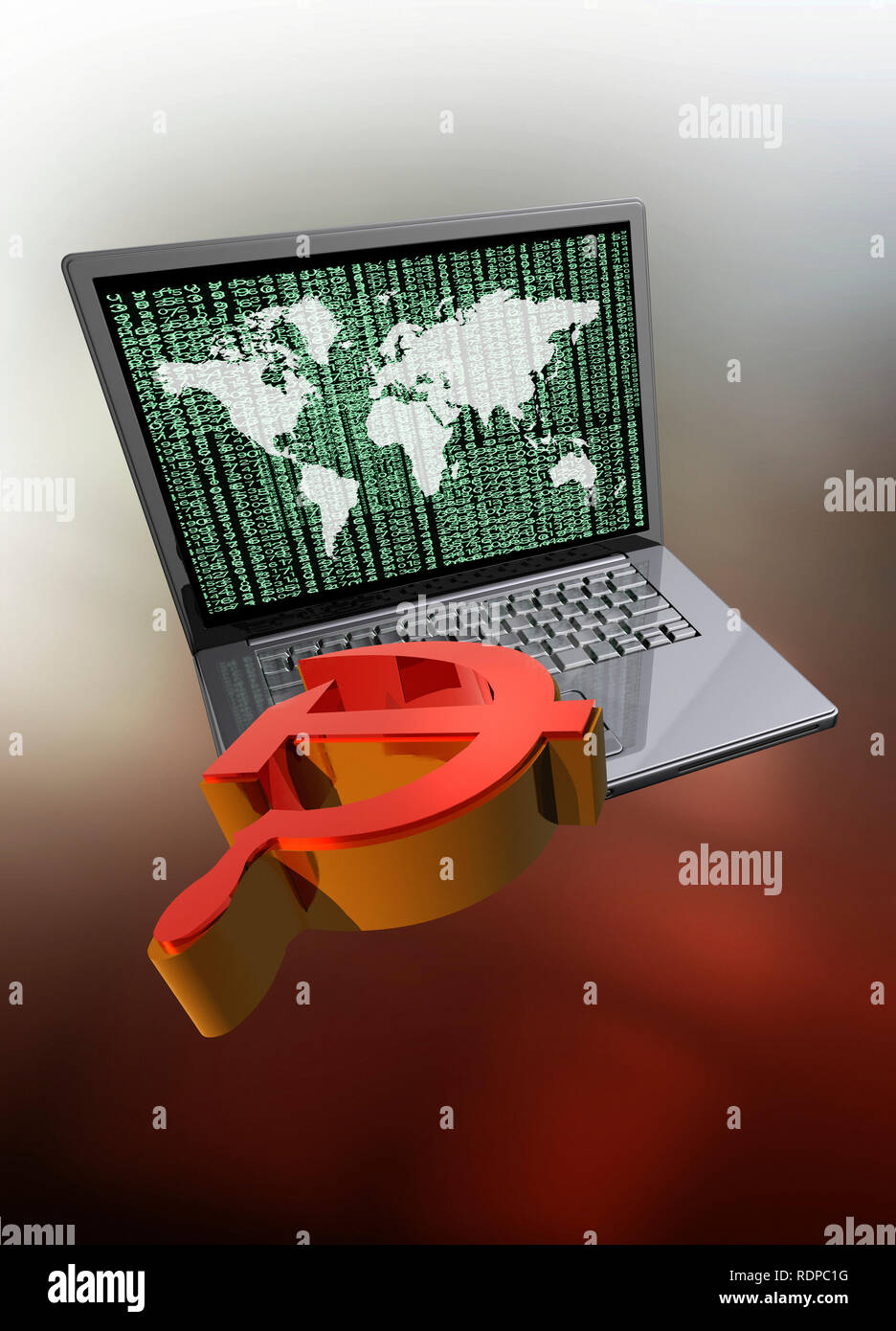 Hacking map hi-res stock photography and images - Alamy
