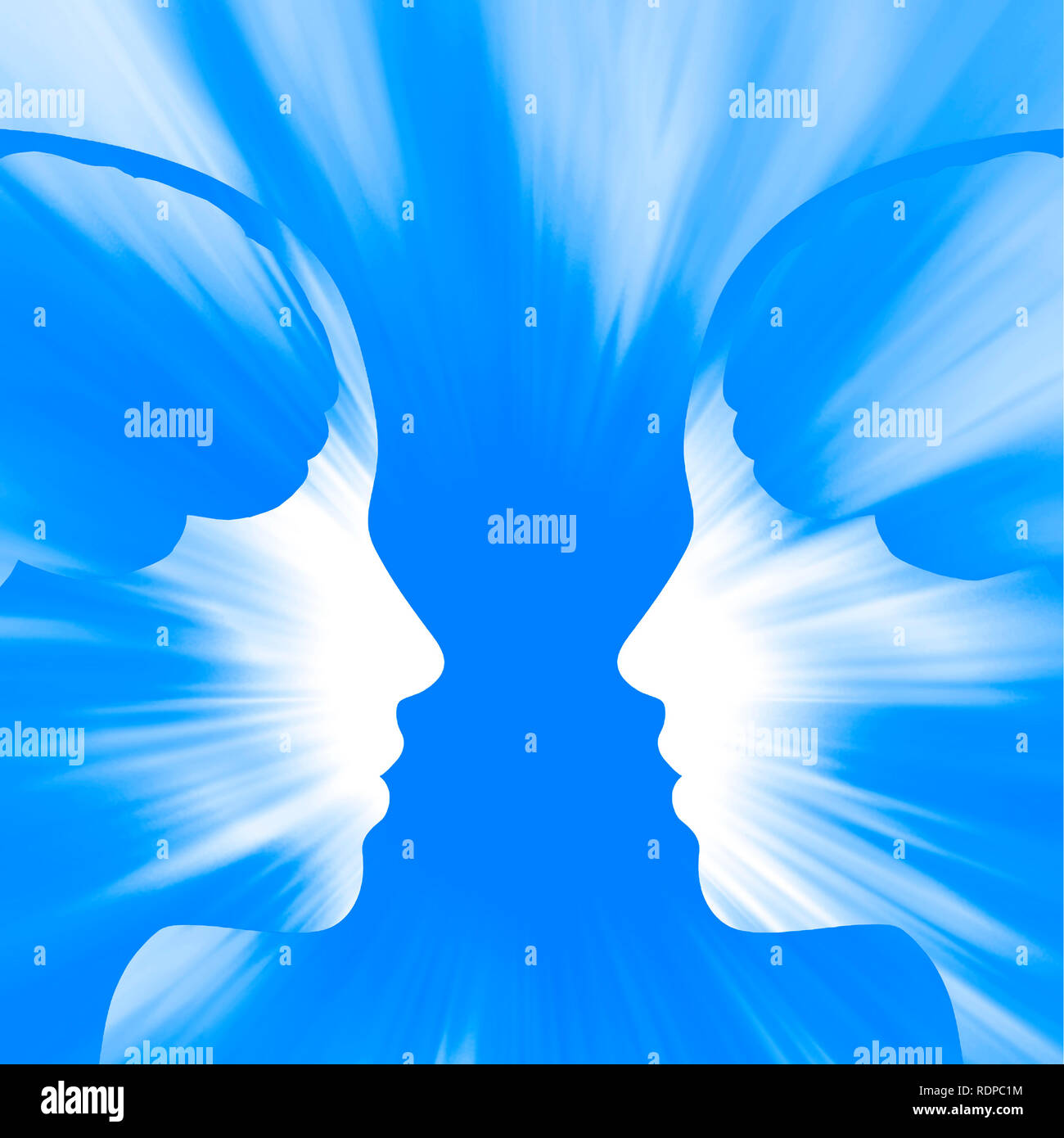 Human faces symmetry hi-res stock photography and images - Alamy