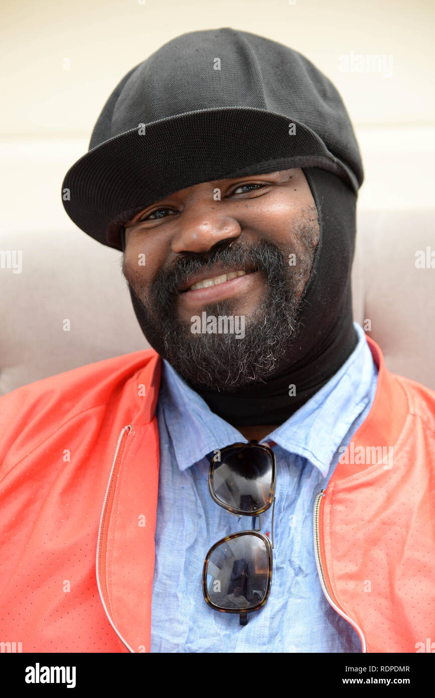 A portrait session with singer Gregory Porter at the Langham Hotel in ...