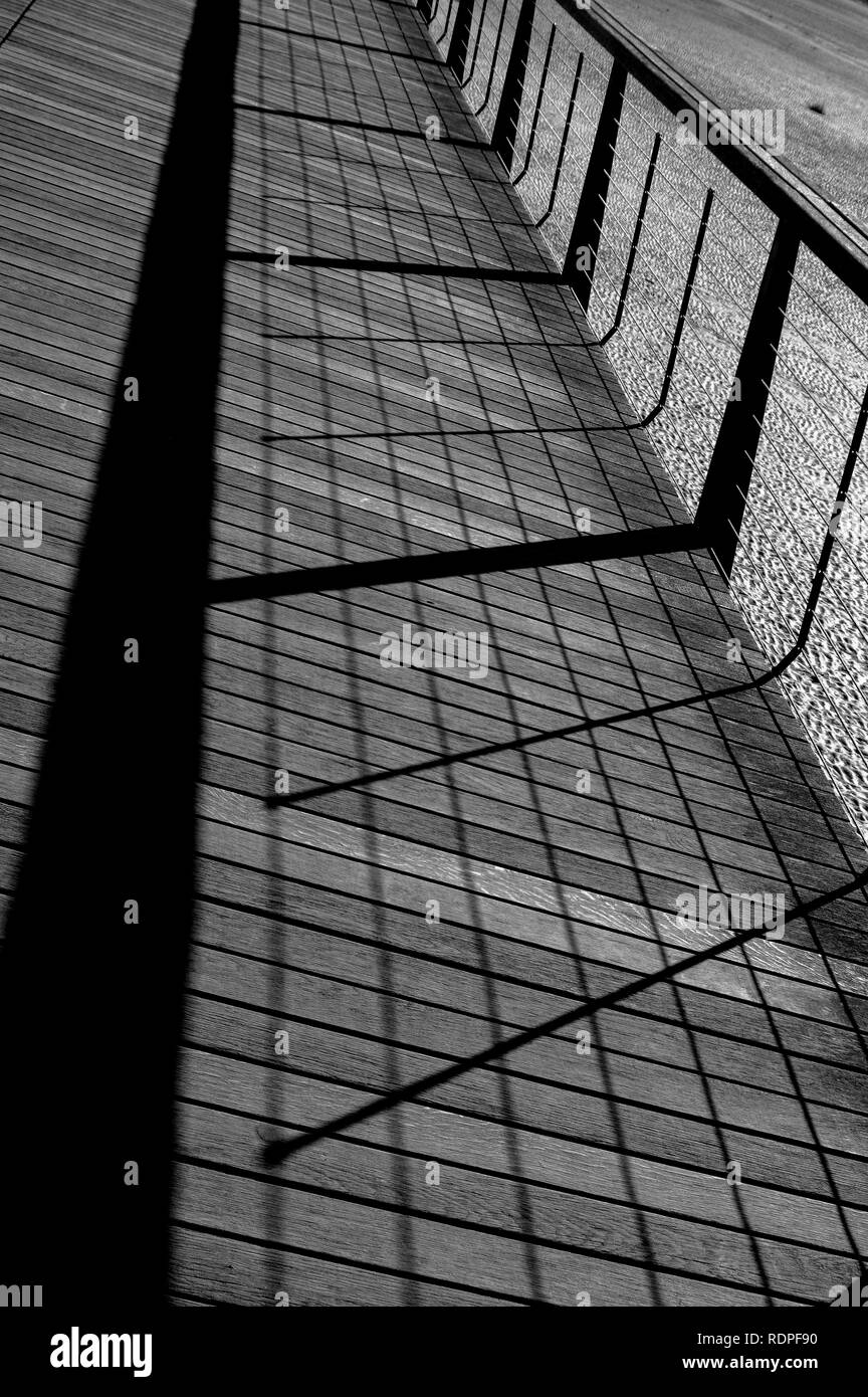 Highway bridge clear view Black and White Stock Photos & Images - Alamy